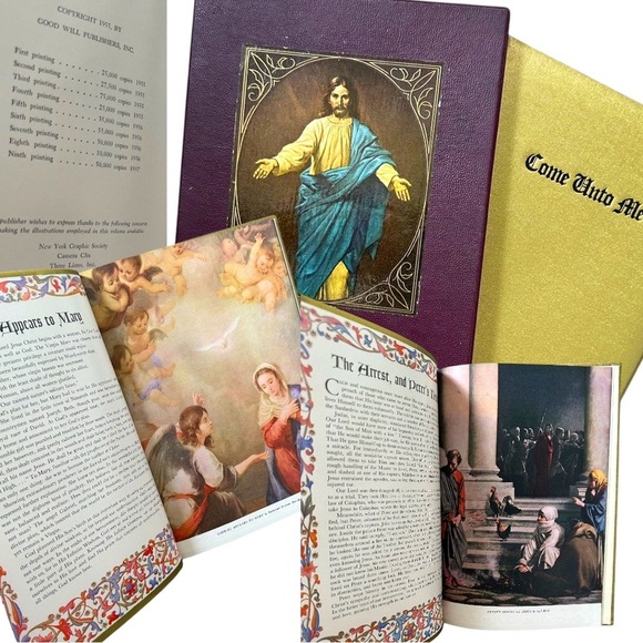 Other | Vintage Come Unto Me By Heinrich Hoffmann Jesus Illustrated ...